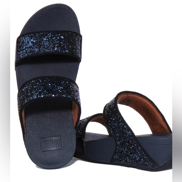 Fitflop | Shoes | Fitflop Lulu Glitter In Midnight For Women Glitter ...